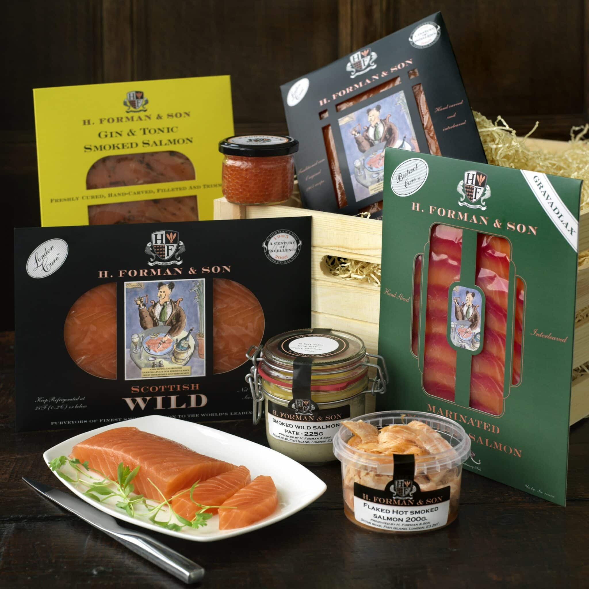 Smoked Salmon Hamper | Salmon Lover's Crate
