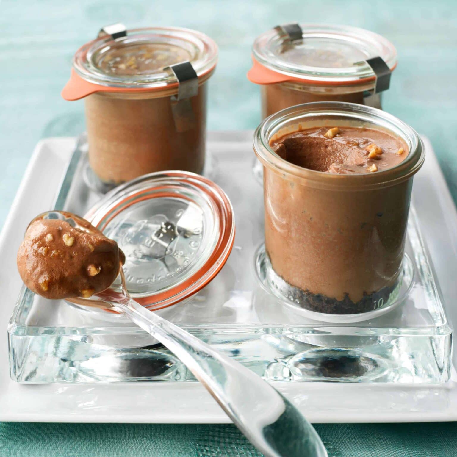 Valrhona Chocolate & Salted Caramel Pots – Forman & Field